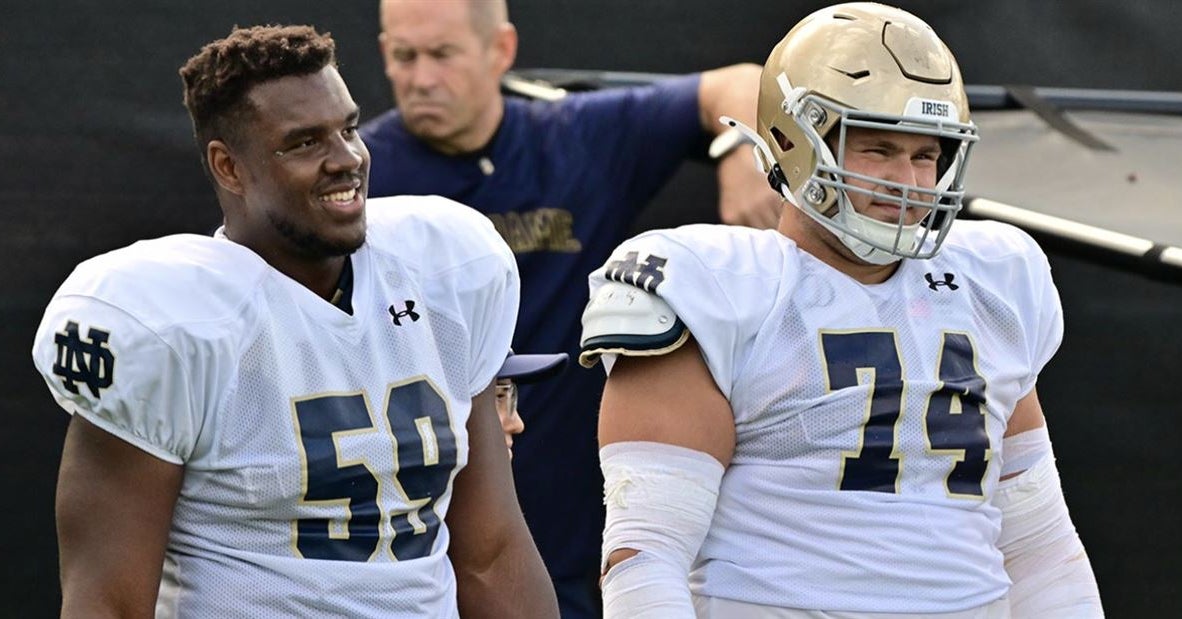 Joe Rudolph Plans a Spring Session of Growth for Notre Dame Up Front
