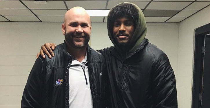 Why Luke Meadows stayed with KU after Chip Lindsey left