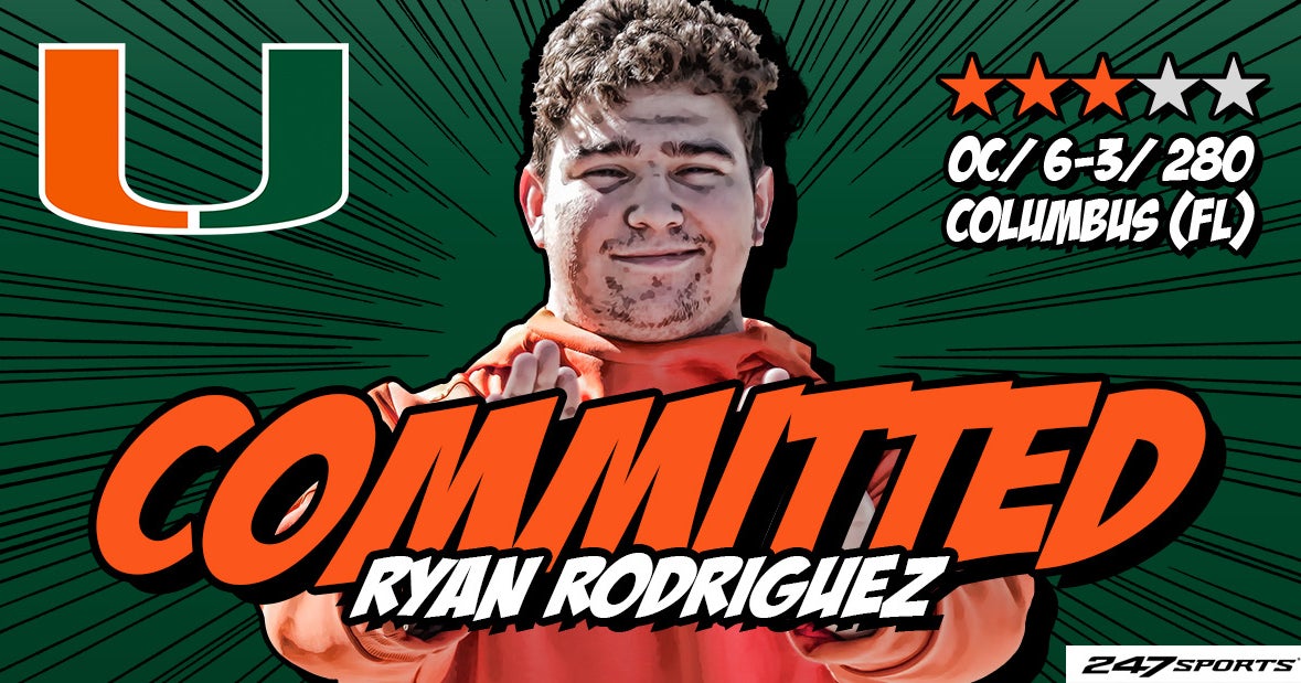 OL Ryan Rodriguez commits to Miami