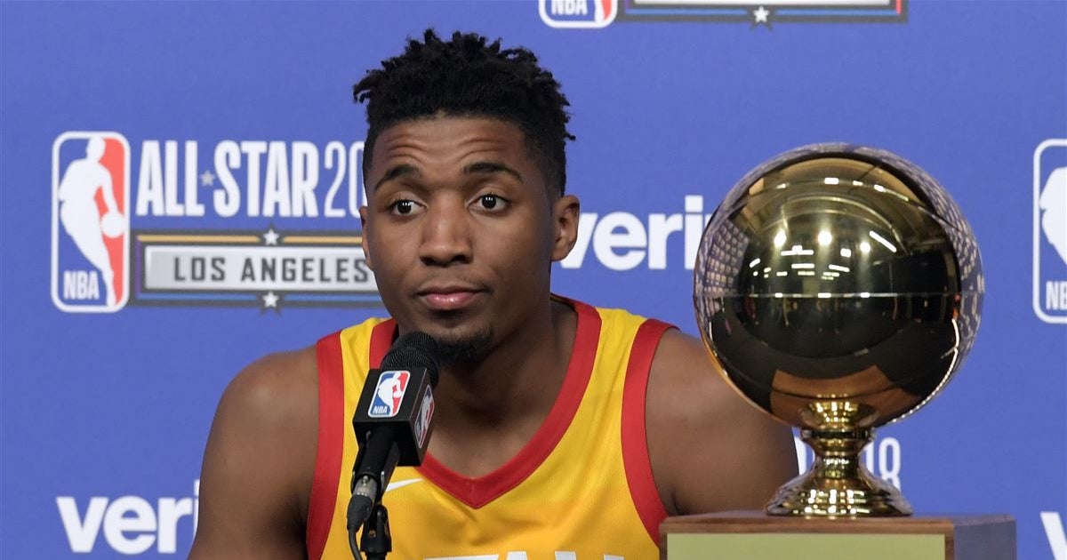 Donovan Mitchell wins NBA Slam Dunk Contest