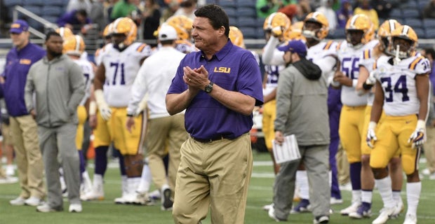 LSU football fall camp practice dates