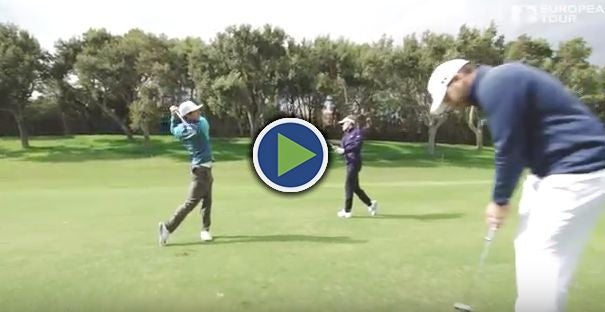 WATCH: Pros set Guiness World Record for fastest golf hole