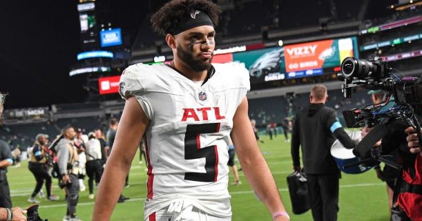 Falcons WR Drake London reflects on controversial game-winning TD ...