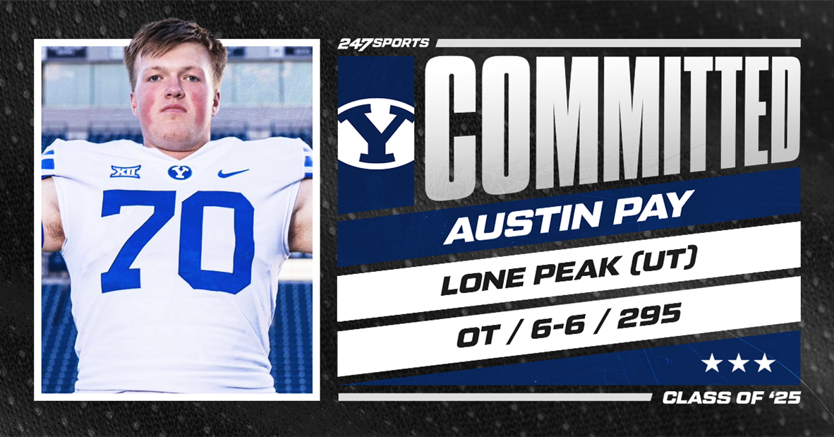 Highly coveted offensive tackle Austin Pay commits to BYU
