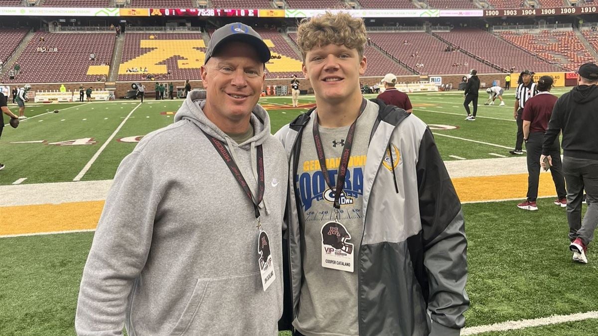2025 Wisconsin LB Cooper Catalano enjoys his Minnesota game day visit