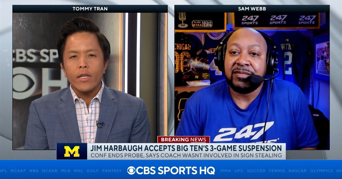 Sam Webb reacts to Michigan’s acceptance of three-game punishment on ...