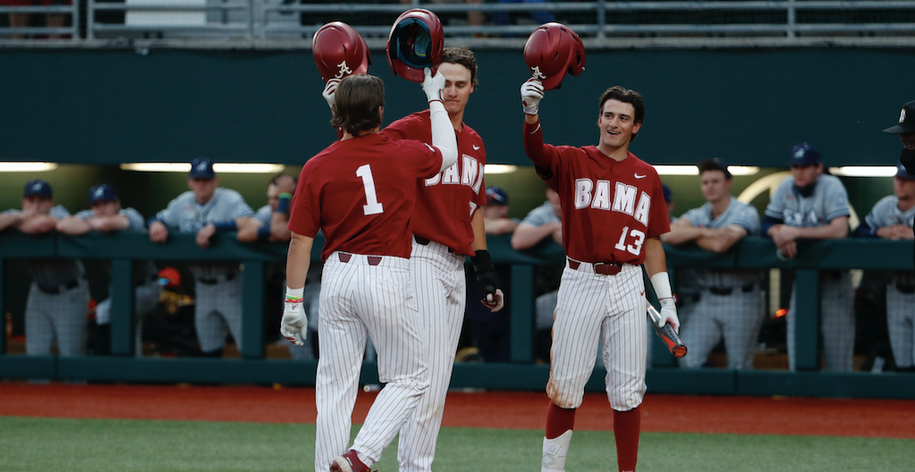 Alabama baseball team cruises to midweek win over Samford