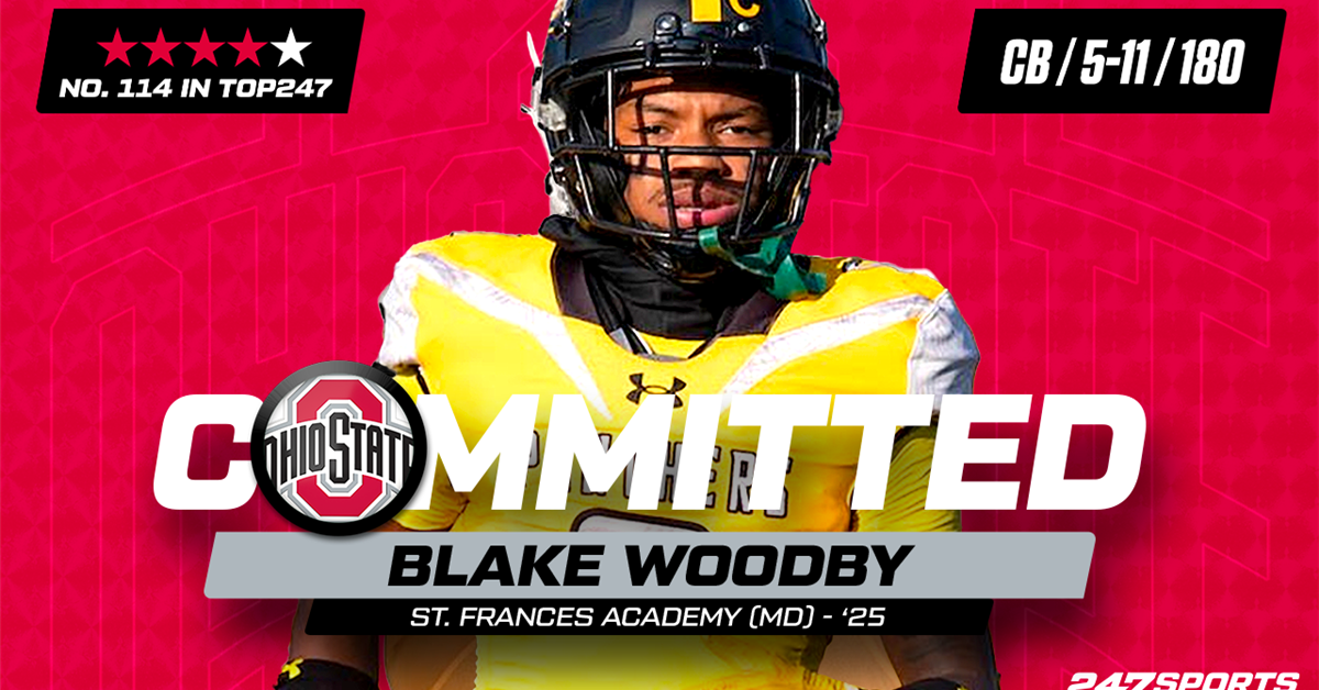 High 4-star 2025 cornerback Blake Woodby commits to Ohio State