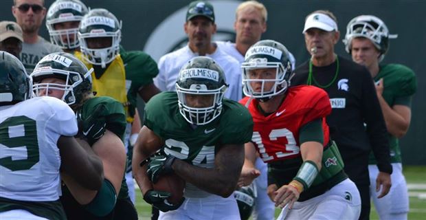 B1G Network Reacts to being at Today's Michigan State Practice
