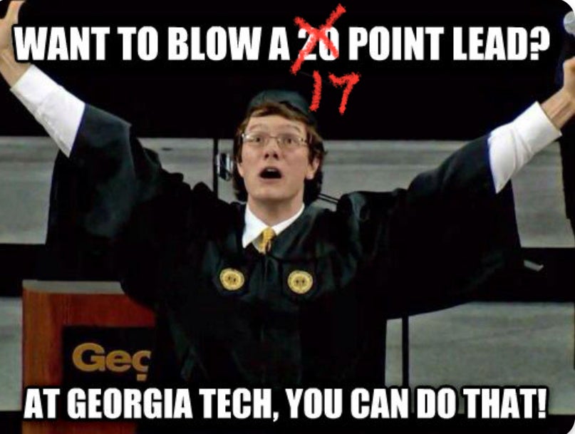 It’s a great day for America. GA Tech just lost