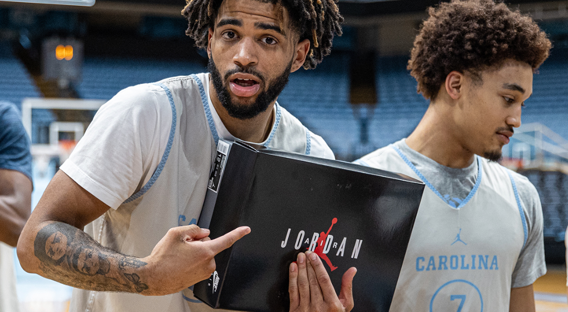 LOOK: UNC Basketball Gifted Incredible New Air Jordan IX 'Powder Blue ...