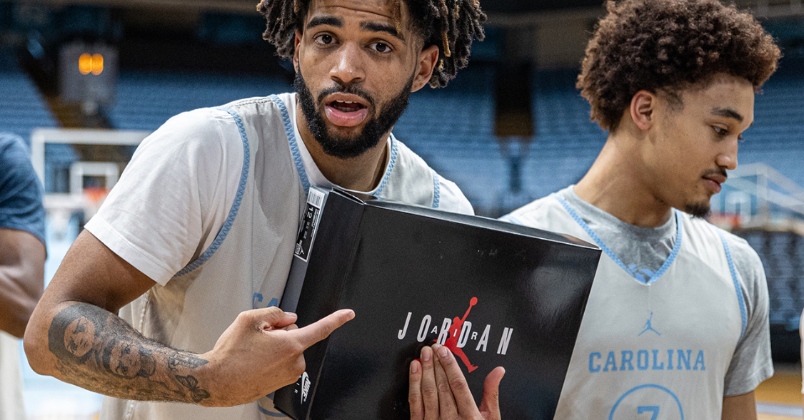 LOOK: UNC Basketball Gifted Incredible New Air Jordan IX 'Powder Blue ...