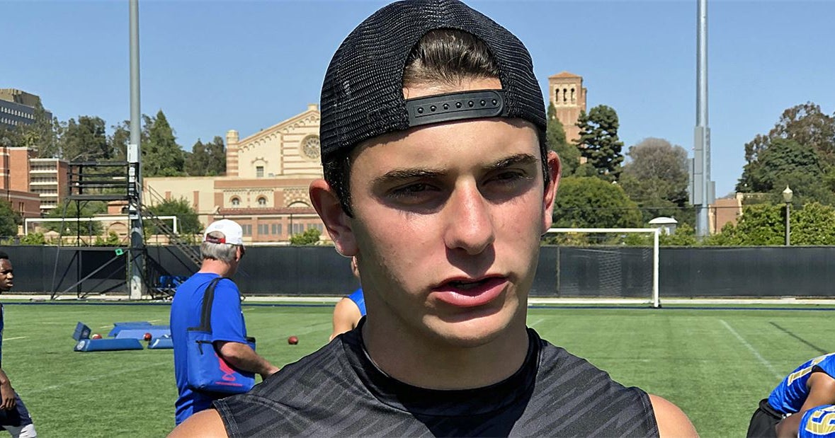 VIDEO: 2020 QB Luca Diamont on Competing at UCLA Elite Camp