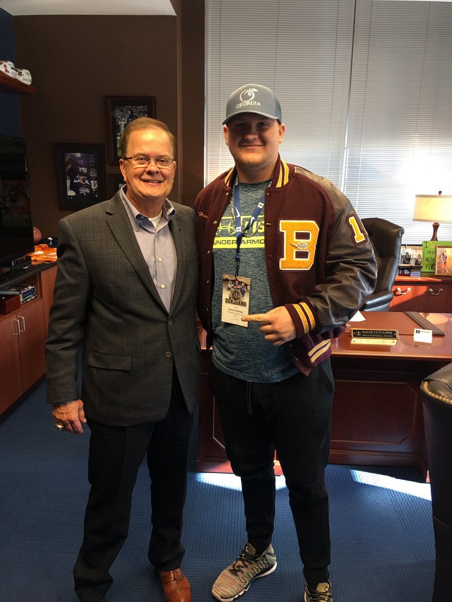 Offer vaults Duke into top group for 2018 OT Casey Holman