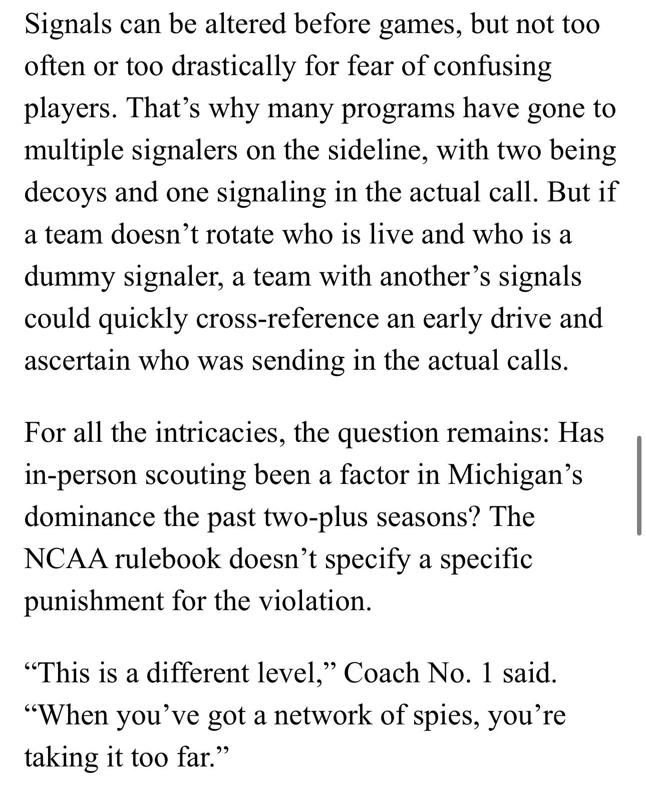 From Michigan Insider Chris Balas (Update: 4:50)