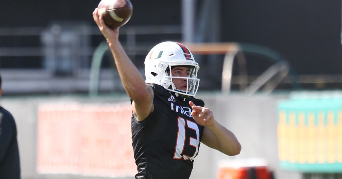 QB Jake Garcia is embracing the quarterback competition at Miami