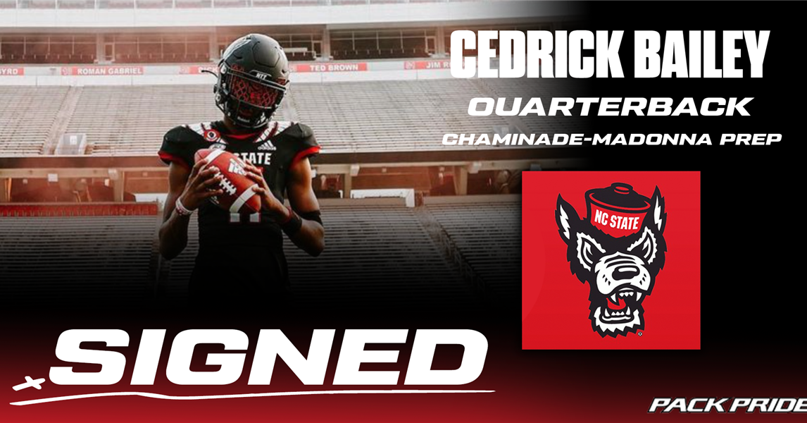 Signing Day 2024: Cedrick Bailey signs with NC State
