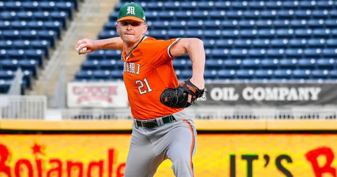 Andrew Walters, bullpen shut down FGCU in No. 8 Miami’s 5-2 win