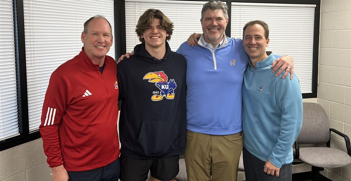 KU commit David McComb enjoys in person visit from the KU coaches
