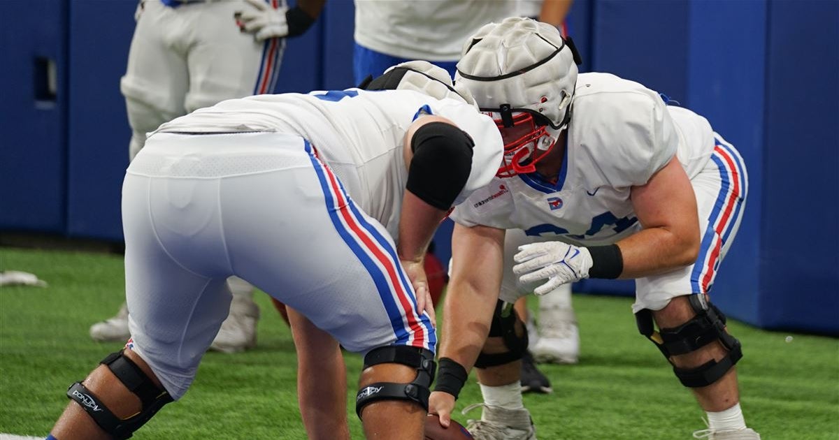 Hickman helping solidify SMU offensive line