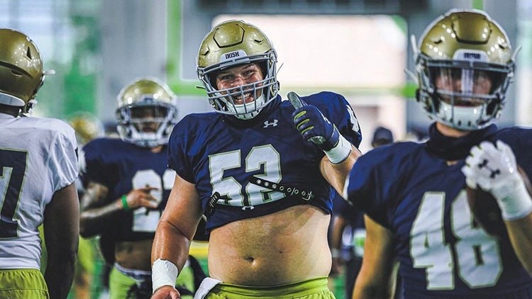 Notre Dame OL Zeke Correll: Rimington Award Watch List
