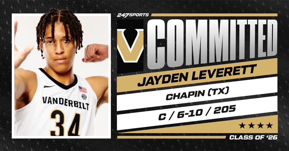 Four-star big man Jayden Leverett commits to Vanderbilt