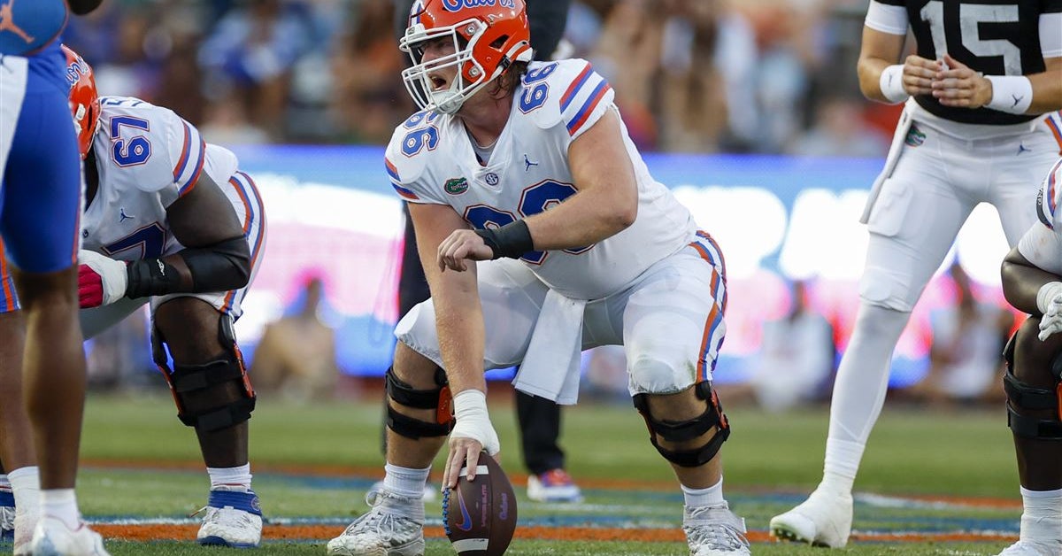 Florida center Jake Slaughter named to AP First Team All-SEC
