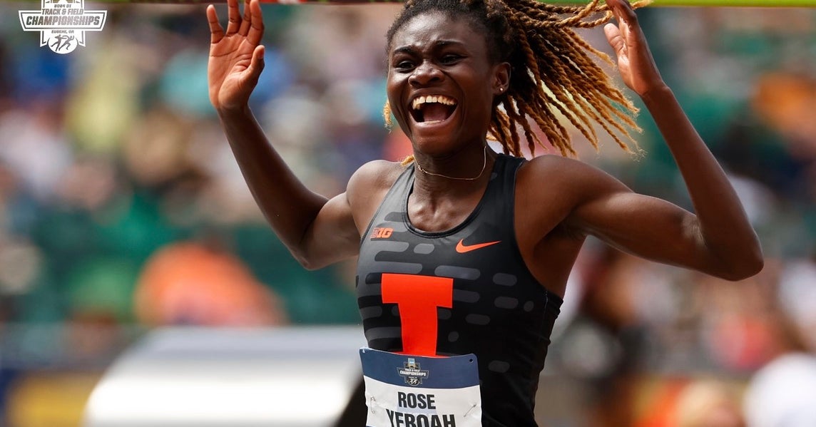 Illini junior Rose Yeboah wins national championship in high jump ...