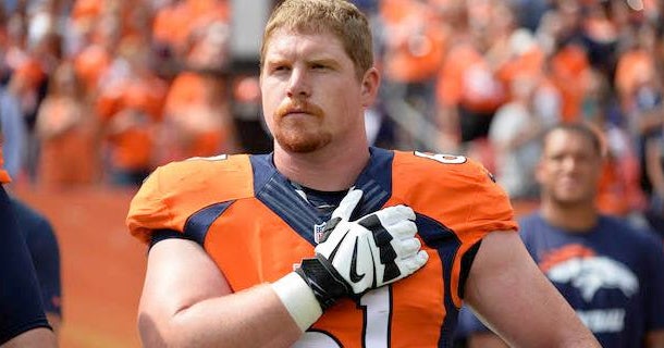What is C Matt Paradis' monetary value to the Denver Broncos?