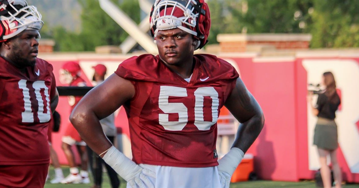 Eric Gregory confident in Arkansas' deep defensive line