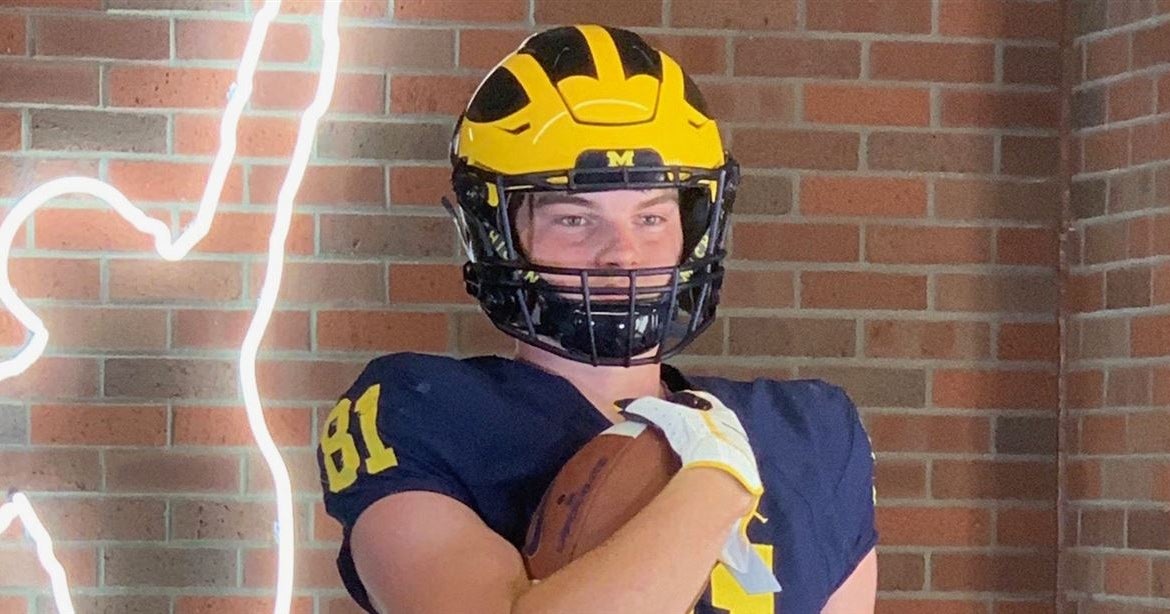 U-M very appealing to 2021 TE Louis Hansen after visit/offer