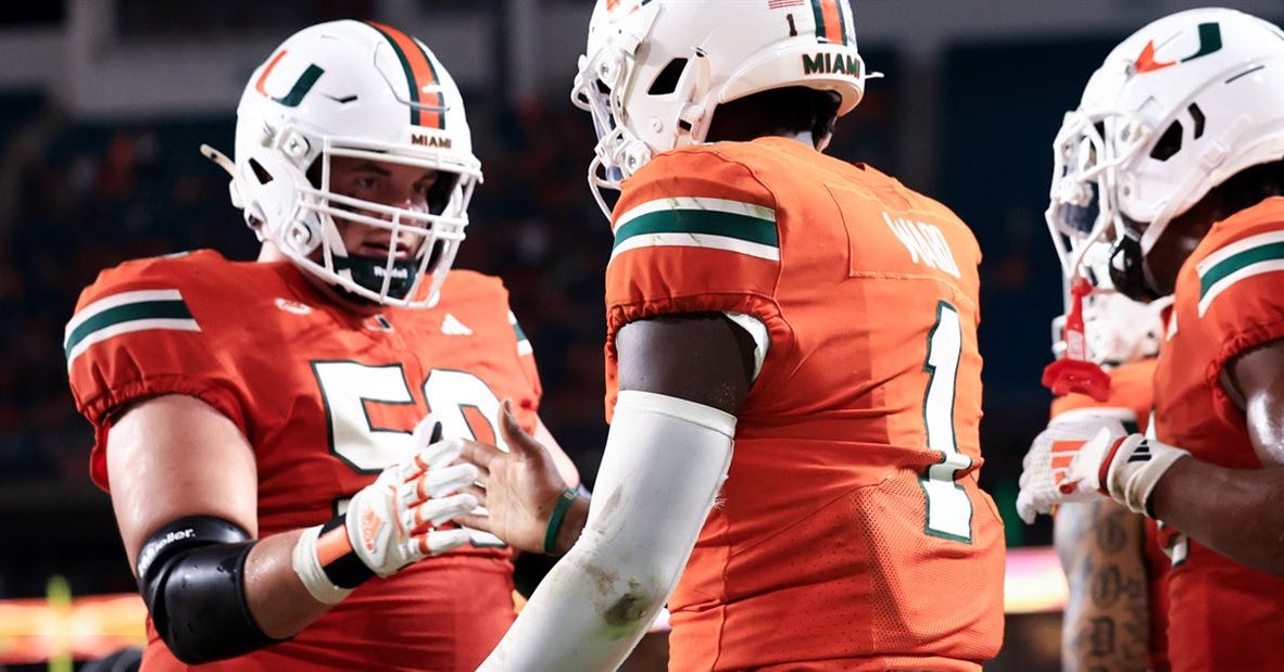 Miami snap counts against Florida A&M