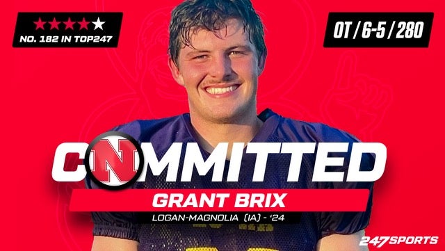 Four-star OT Grant Brix commits to Nebraska
