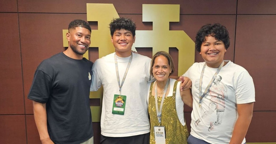Elite 2029 QB Khayel Sam Fong-Talia Recaps Visit for Irish Invasion ...