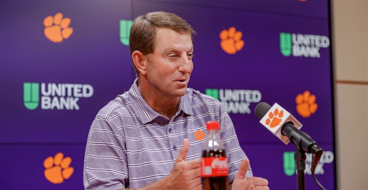 Clemson HC Dabo Swinney talks extensively about upcoming game against ...