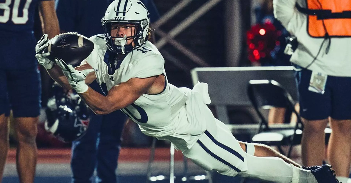 Yale WR transfer David Pantelis setting visits, nearing decision