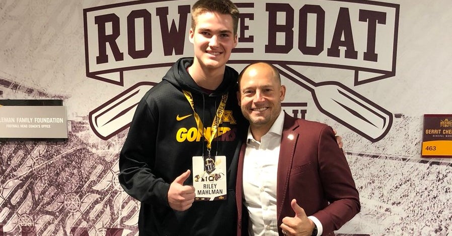 2021 standout Riley Mahlman on the Gophers radar early on