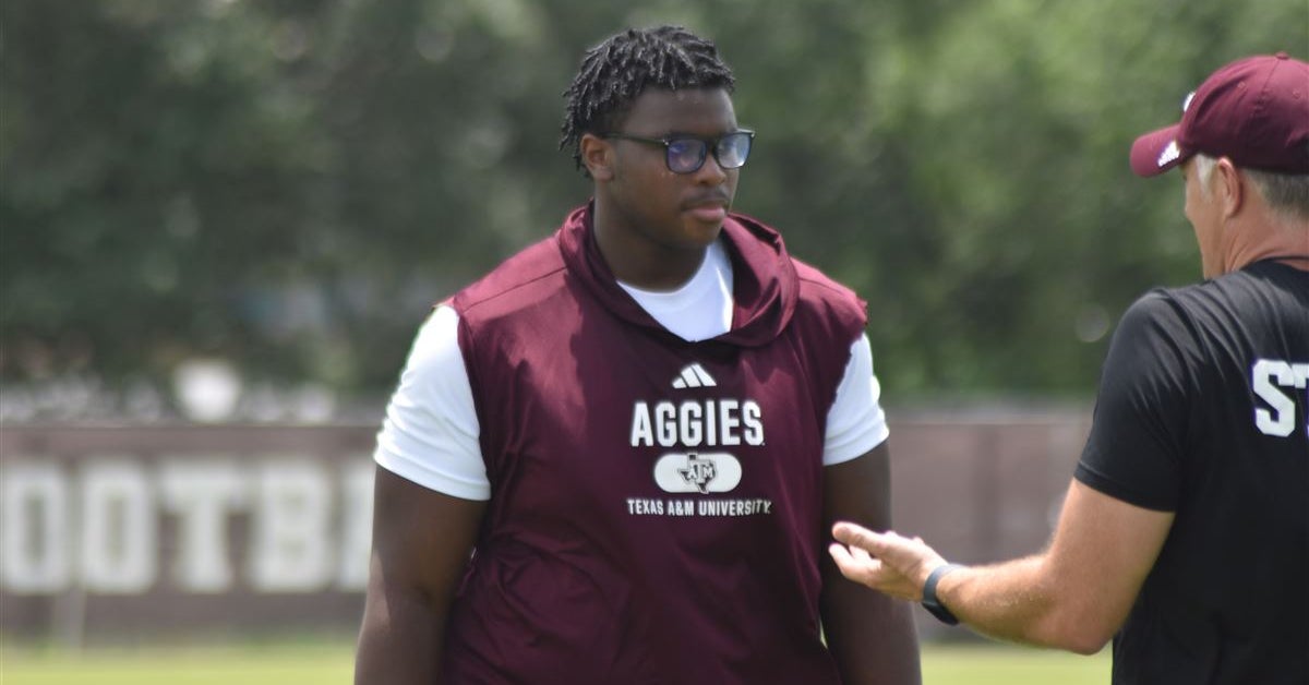 Top247 OT Ismael Camara continues to build strong bond with Texas A&M coaching staff