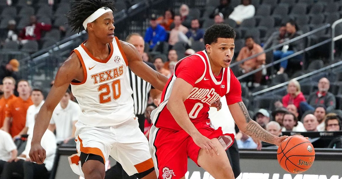 Balanced scoring helps Buckeyes knock off No. 19 Texas 80-72 in season ...