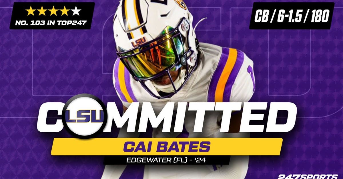Top247 CB Cai Bates announces his commitment to LSU