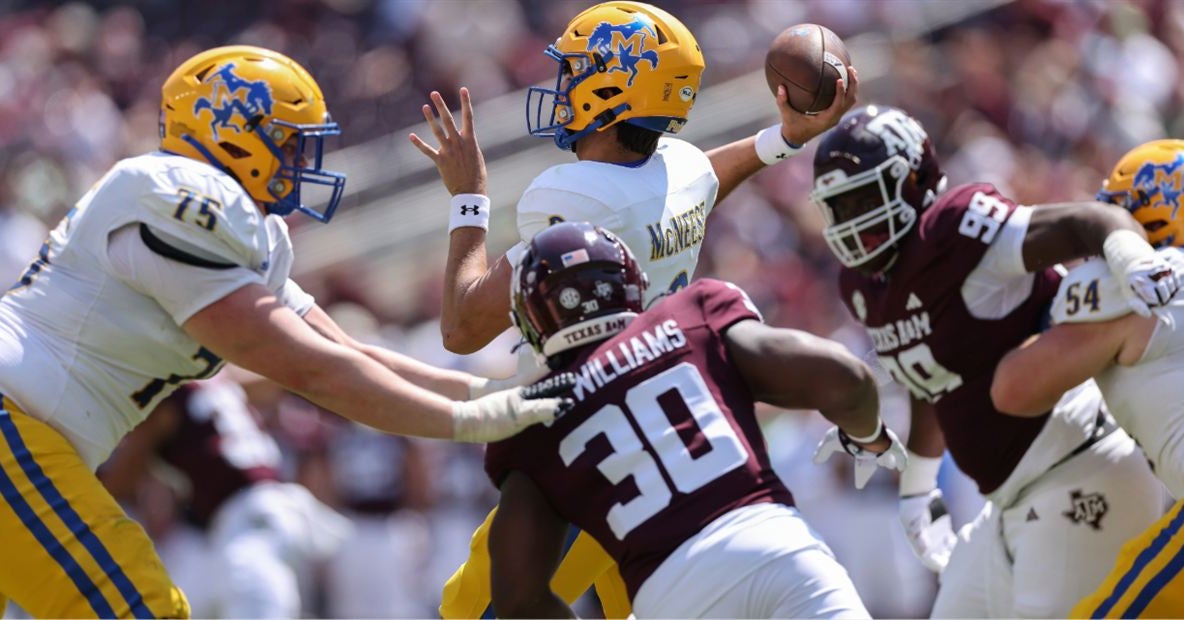 Texas A&M reserve DE Solomon Williams announces plans to enter transfer ...