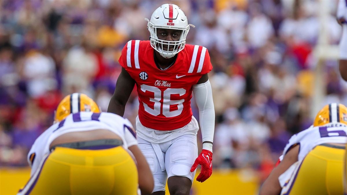 Ole Miss linebacker Ashanti Cistrunk officially withdraws from transfer ...