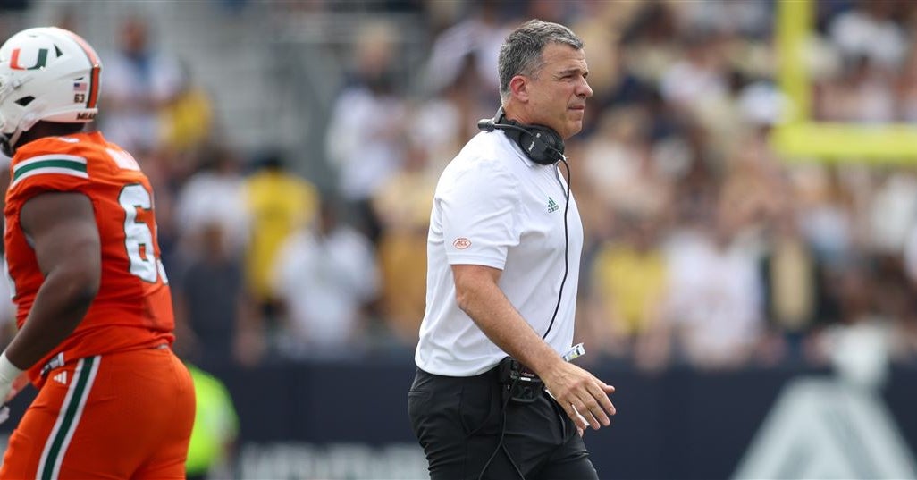 Mario Cristobal defends aggressive play calls after Miami upset by ...