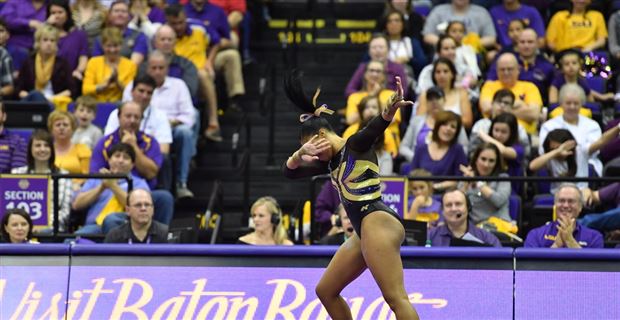 LSU gymnastics keeps rolling