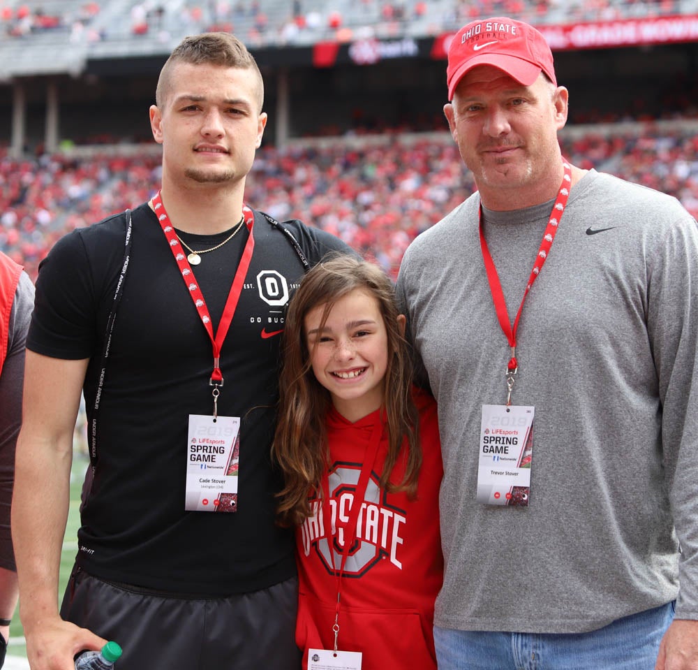 Photos; Dozens of key prospects attend Ohio State spring game