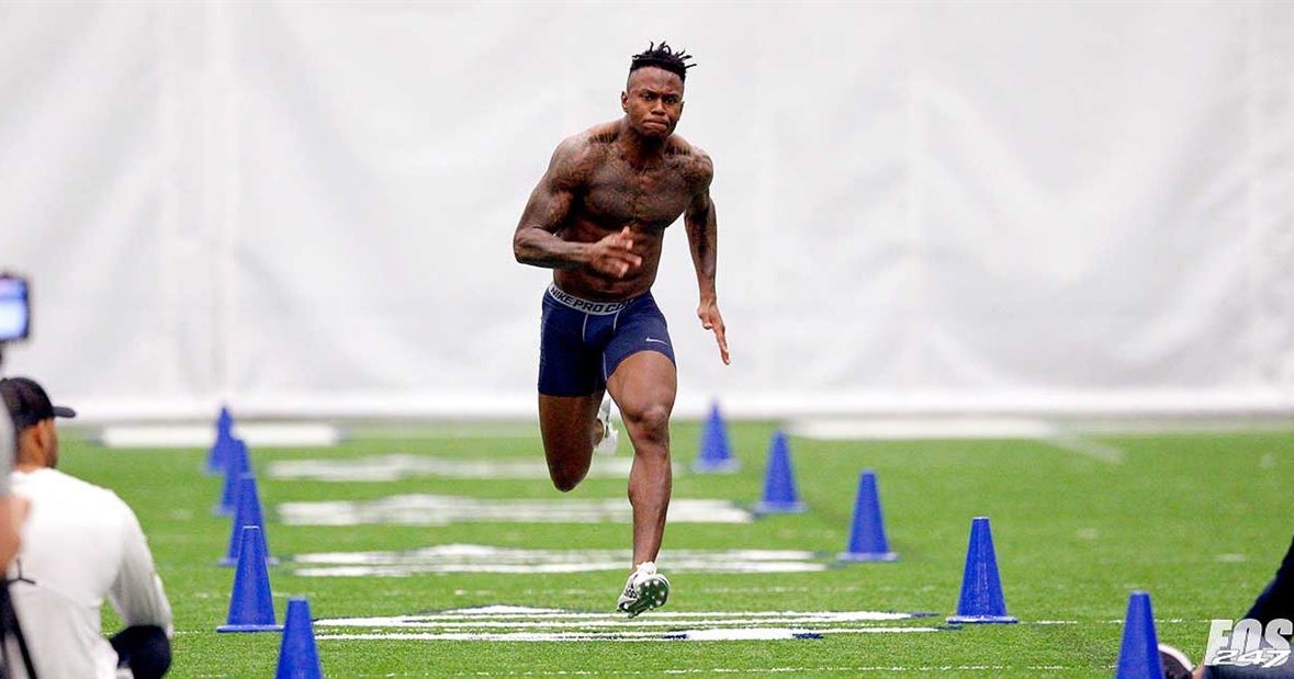 Penn State's DaeSean Hamilton pops a strong 40 at Pro Day