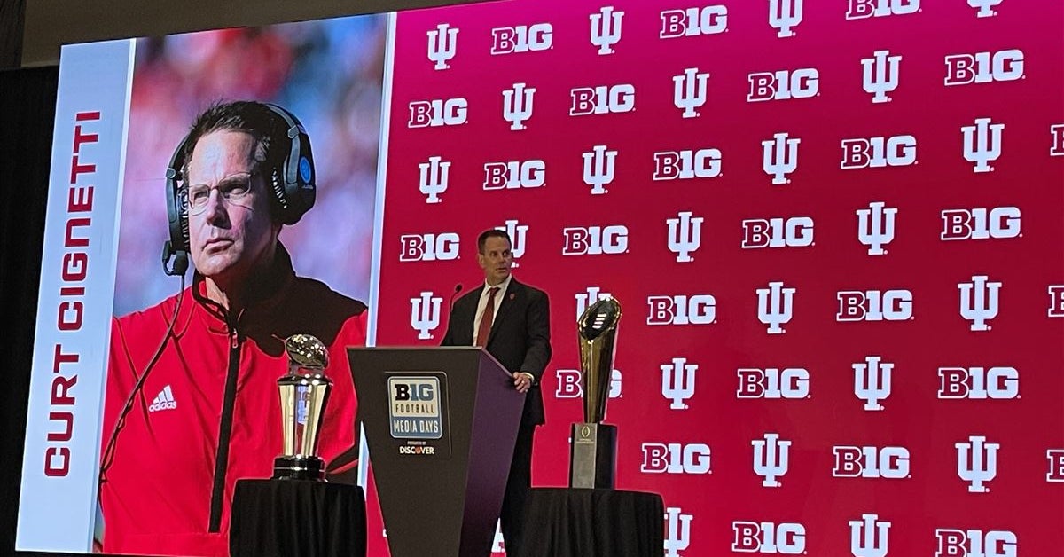 2025 Big Ten Media Days: Indiana's Cignetti, Kamara, Fisher, Sarratt ...