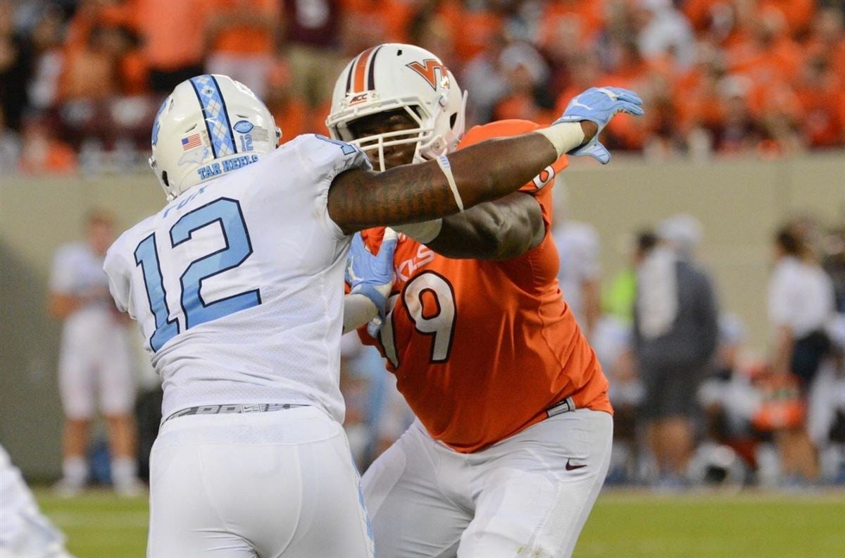 How does the right side of the offensive line look for Virginia Tech?