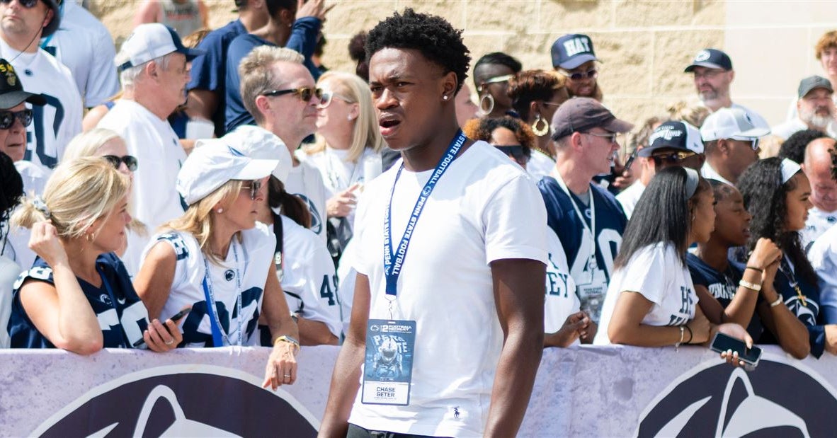 Offered Virginia cornerback Chase Geter checks out Penn State for the ...