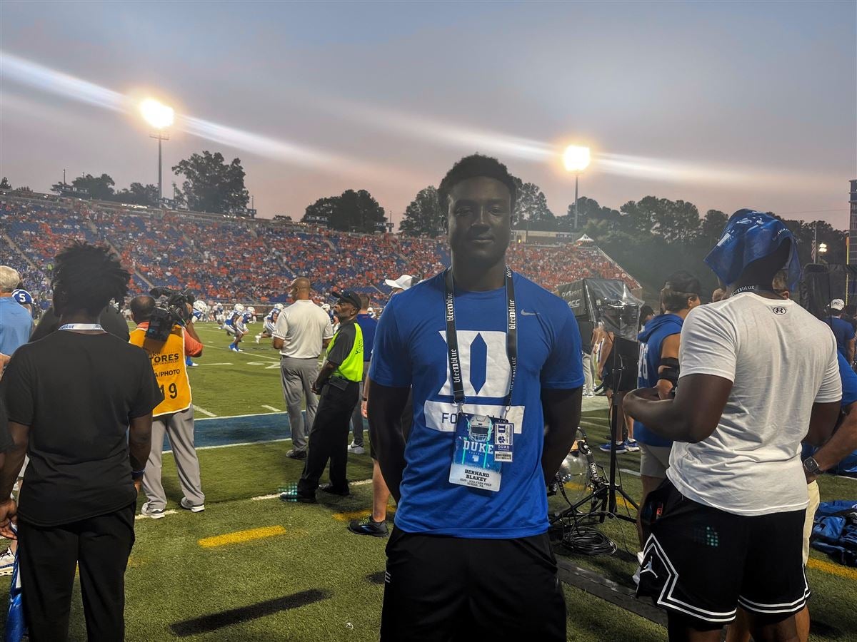 2025 DE Bernard Blakey says Duke is standing out after visit for big Week One victory